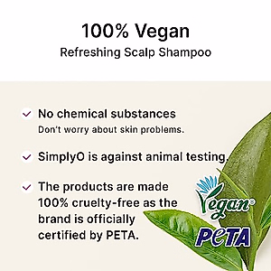simplyO Refreshing Scalp Shampoo | Biotin & Panthenol I Dry, Itchy Scalp | Paraben-Free, Sulfate-Free I Green Breeze I 16.9 fl. oz