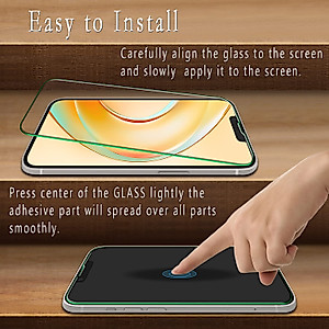 Bencuku (2 Pack) by HPTech Tempered Glass for iPhone 13 Pro Max 6.7-inch Screen Protector, 9H Hardness, Anti-Scratch, Bubble Free, Case Friendly