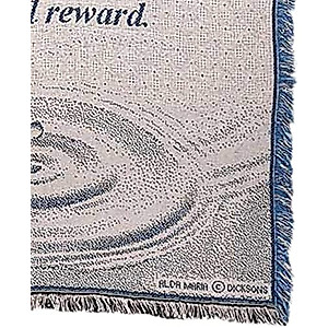 Dicksons No Tears in Heaven Memorial 46 by 68 in All Cotton Tapestry Throw Blanket