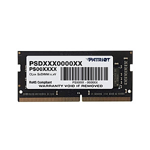 Patriot Signature DDR4 RAM 8GB (1X8GB) 2133MHz CL15 SODIMM Laptop/Notebook Memory Module - PSD48G213381S