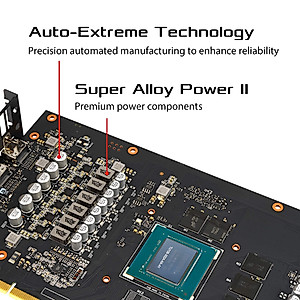 ASUS ROG Strix NVIDIA GeForce RTX 2060 EVO OC Edition Axial-tech Fan Design, MaxContact Technology, Auto-Extreme 6GB GDDR6 HDMI DisplayPort 1.4 Gaming Graphics Card (ROG-STRIX-RTX2060-O6G-EVO-GAMING)