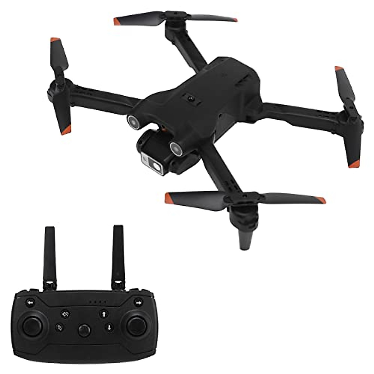 Remote Control Drone Toys Oneclick Return 4 Side Obstacle Avoidance Portable WiFi Connection Outdoor Mini Drone for Adults (Dual Battery)