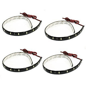 Boat LED Navigation Lights Kit STERN & BOW Red & Green & White Waterproof LED Strips for Bass, Pontoon, Kayaks, Sun Tracker, Ranger, Triton, boats