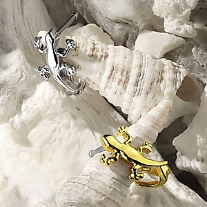 Covet Jewelry Gecko Nose Crawler 316L Surgical Steel Nose Bone Stud Ring