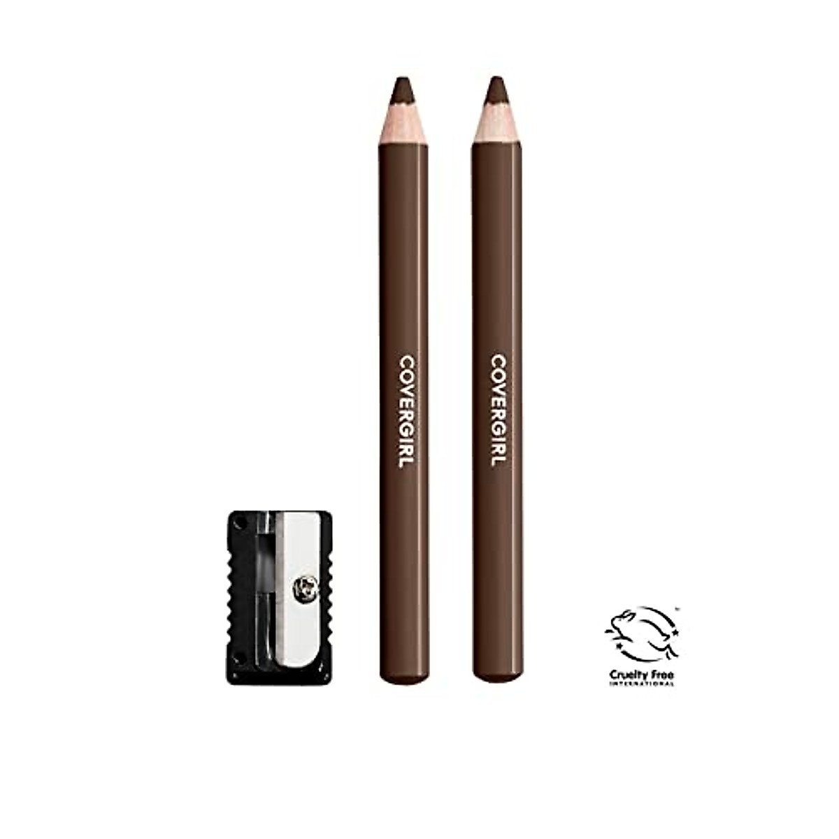CoverGirl Easy Breezy Brow, Fill+Define Pencils [505] Rich Brown 2 ea​​ ( Pack of 4)​