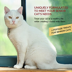 INABA Churu for Senior 10+, Creamy Lickable Cat Treats with Taurine, Vitamin E & C, 0.5 Ounces Each, 40 Tubes, Tuna & Chicken Variety