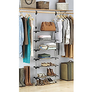 Whitmor 6 Shelf Closet System - Adjustable Closet Maximizer