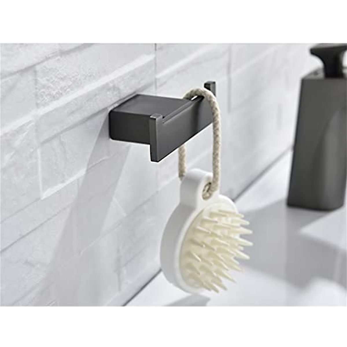 EYHLKM Gray Towel Hook Coat Hat Door Hook Hanger Wall Hook Retro Home Deco Robe Hooks Stainless Steel Bathroom Accessories