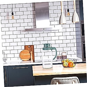 HOMSFOU 3 pcs Teapot Tea and Holder Leak-proof for with Clear Pitcher Lemonade Milk Night Kitchen Ml Kettle Glass Iced Coffee Multi-purpose Drink Glasses Fridge Teakettle Beverage