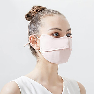 Ligart UV Face Mask Washable Reusable Exercise Breathable Sun Protection Golf Sports Face Mask for Women