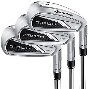 TaylorMade Golf Stealth HD Steel Iron Set 5 - PW/AW Right Hand Stiff Flex