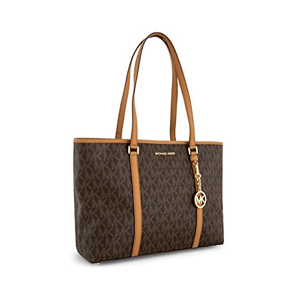 Michael Kors Large Sady Carryall Shoulder bag (Brown Pvc)