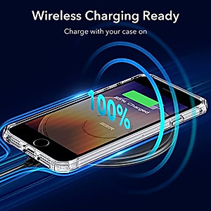 ESR for iPhone SE (2022) Case, iPhone SE (2020) and iPhone 8, Military-Grade Protection, Shock-Absorbing Corners, Scratch and Yellowing-Resistant Back, Phone Case for SE 3/2, Air Armor Case, Clear