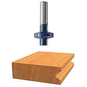 BOSCH 84510M 1-1/4 In. x 1-1/4 In. Carbide Tipped Wedge Groove Bit