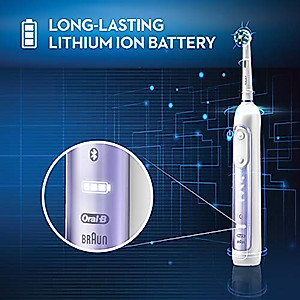 Oral-B Genius 6000 Electric Toothbrush, Orchid Purple