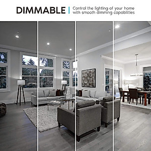 LUXRITE A19 LED Bulb 75W Equivalent, 1100 Lumens, 5000K Bright White, Dimmable Standard LED Light Bulbs 11W, Enclosed Fixture Rated, Energy Star, E26 Medium Base - Indoor and Outdoor (16 Pack)