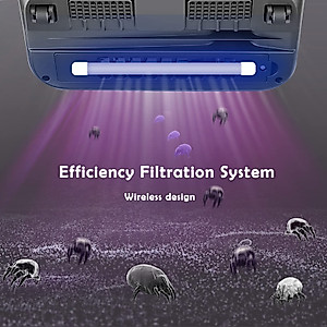 Mattress Vacuum Cleaner, Handheld Cordless UV Vacuum Effectively Clean Up Bed, Pillows, Cloth Sofas, Carpets and Ther Fabric Surfaces