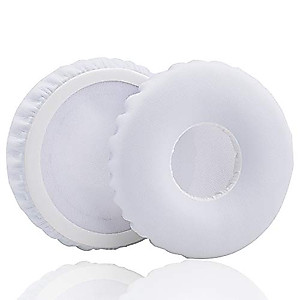 1 Pair E40BT Replacement Ear Pads Cushion Cover Compatible with JBL Synchros E40BT E40 S400 S400BT Headphones (White)