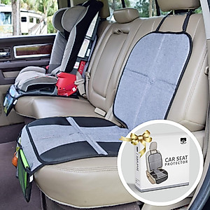 BB Driver Car Seat Protector for Child Car Seat - Upholstery and Leather Seat Protector for Car Seats - Premium Hand-Sewn Carseat Mat