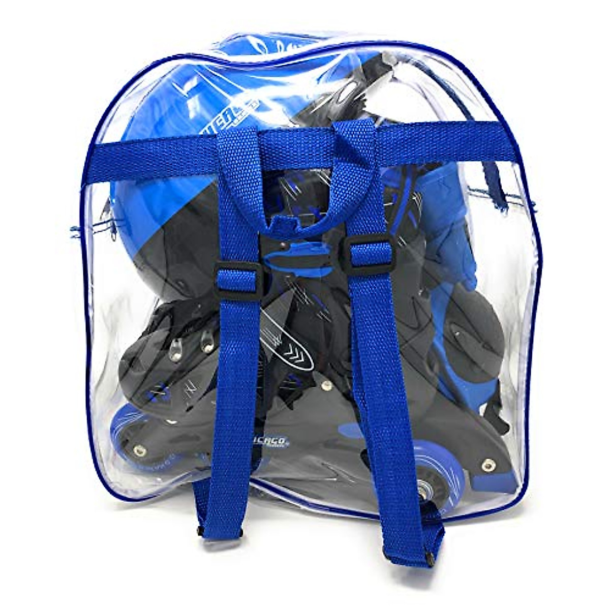 Chicago Skates Training Set Black/Blue MD (1 Little Kid - 4 Big Kid)