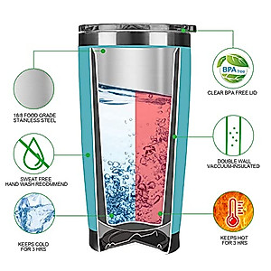 Teacher Gifts for Women-Best Daycare teacher gifts for Her Unique Kindergarten Teacher Birthday Gifts for History Piano Teacher, DON'T MAKE,20 oz Wine Tumbler Blue