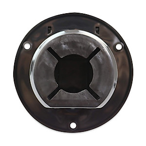 RV Camper Trailer Motorhome Power Cord Hatch Electrical Access Door Black (Black-6B)