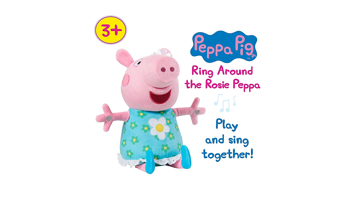 Peppa Pig Singing Plush Toy - Interactive 13-Inch Kids Gift