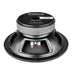 PRV AUDIO 8MR450A 8 Inch Midrange Speaker, 8 Ohms, 450 Watts, 96 dB, Mid Range Loudspeaker for High Output Pro Sound System (Single)