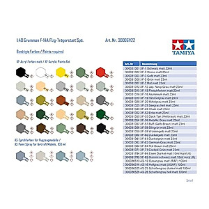 TAMIYA 1/48 Grumman F-14A Tomcat Carrier Launch Set TAM61122 Military Other