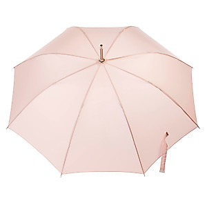 Totes Unisex Auto Open J-Handle Stick ECO Umbrella