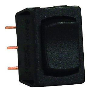 JR Products 13345 Mini On/Off/On Switch - Black