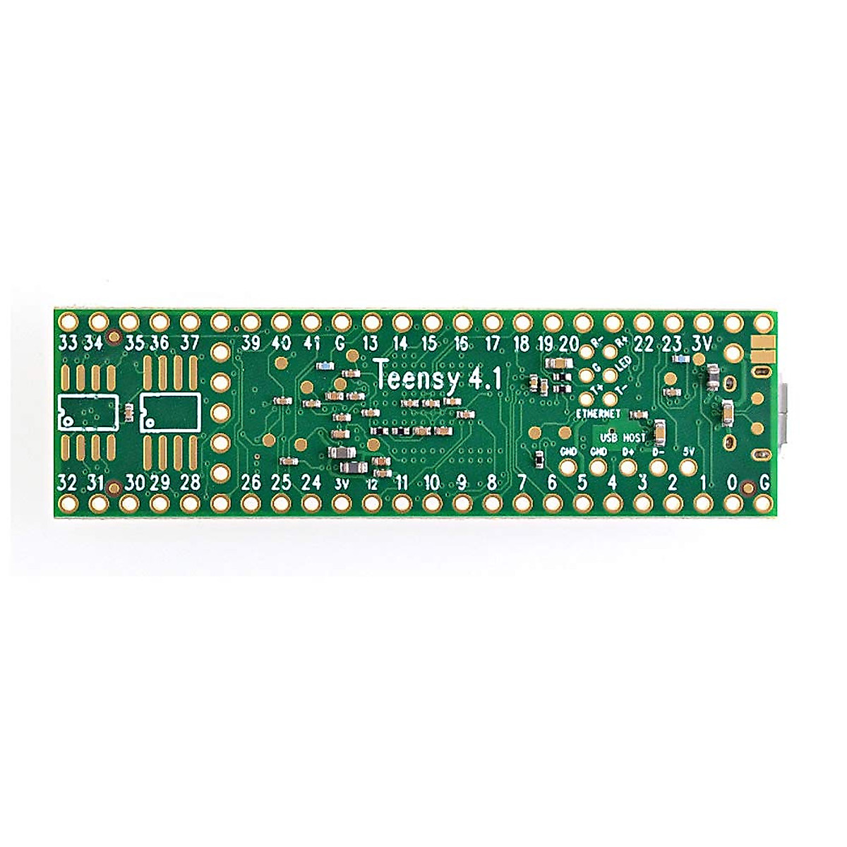 PJRC Teensy 4.1 ARM Cortex-M7 Processor at 600MHz with a NXP iMXRT1062 (Without pins)