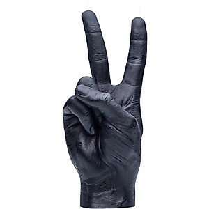 2 PCS Peace Sign Candle 'Victory' Hand Gesture, CandleHand Hand Gesture Candle Peace Sign, Handmade Winner Statue - Birthday, Office, Housewarming Gift, Creative Home Decor, Indoor Party Decor