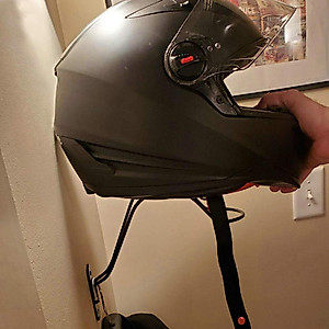 Strong Iron Rack for Electronic Helmet Wall Mounted | Helmet Storage Display | Helmet Collection Wall Hanger Stand | No Helmet