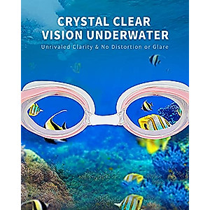 Aegend 2 Pack Swim Goggles, Swimming Goggles Flat Lenses Adult Men Women Youth