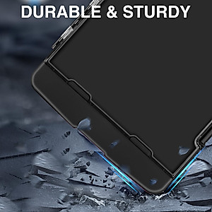 Sooez Clearview Clipboard with 2 Storage, Heavy Duty Clip Boards 8.5x11 with Storage, Dry Erase Coach Clipboard with Pen Holder & Real Hinge, High Capacity Plastic Clipboard Case with Low Profile Clip