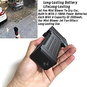 Air Blower Super Jet Fan, Jet Dry Mini Blower, Jet Dry Blower, Turbo Powered Mini Portable Blower, 150000 RPM Mini Jet Blower for Cleaning, Camping, Outdoors (Color : 1pcs)