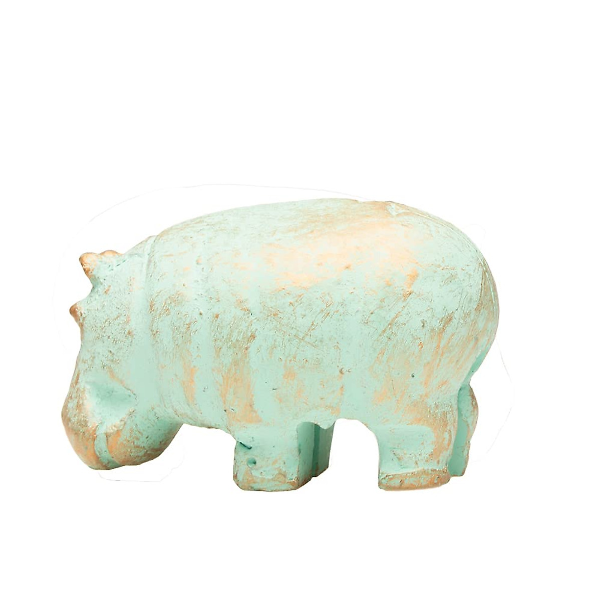 Discoveries Egyptian Imports Authentic Miniature Statue - Patina Finish - Hippo Goddess Taweret - 2.5" - Made in Egypt