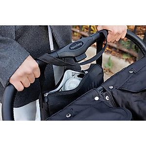 Slim Twin Stroller 2024, Double Stroller, Font Bar, Easy to Fold, Large Canopy Cover (Licorice)