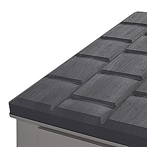 CoscoProducts COSCO 88333BGY1E BoxGuard Large Lockable Package Delivery and Storage Box, 6.3 cubic feet, Black/Grey