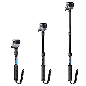 SANDMARC Pole - Compact Edition: 10-25" Waterproof Pole (Selfie Stick) for GoPro Hero 11, 10, 9, 8, Max, 7, 6, 5, 4, Session, 3+, 3, 2, HD & Osmo Action