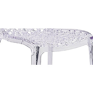 Flash Furniture Vision Series Transparent Stacking Side Chair