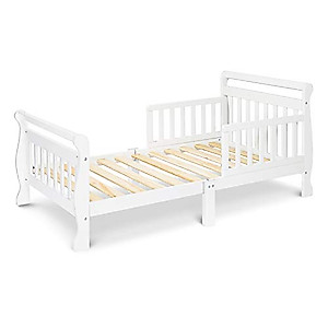 DaVinci Sleigh Toddler Bed in White