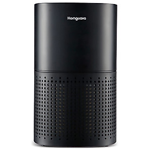 Homguava H14 Air Purifier for Home Room Air Filter with Auto Mode for Pets Hair Remove 99.99% Pollutions Air Cleaner Filtration with Aromatherapy For Bedroom Office Kitchen(Black)