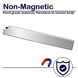 YOUFIRE Grill Parts Heat Shield Tent Stainless Steel Gas BBQ Burner Covers Replacement for Brinkmann 810-6680-S Flavorizer Bars(15.0625 x 2.3125 inch, 6-Pack Grill Accessories)