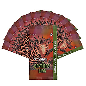 Magic The Gathering The Brothers War Collector Booster Box | 12 Packs (180 Magic Cards)