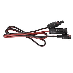 Solar to 30A Copper Battery Adapter Cable Mobile 2468 12Awg 1.0M ? 30A Pure Copper Charging Caliber with Energy Storage Wire Wire Rope Cord Solar Wind Power Parts