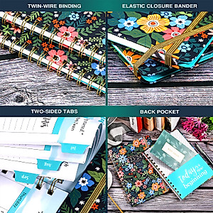 Planner 2023-2024,Academic Planner 2023-2024, July 2023,June 2024, with Weekly and Monthly Spreads, 6.3''x8.4'', Monthly Tabs, Back Pocket, Holidays, Thick Paper, Strong Binding & Notes