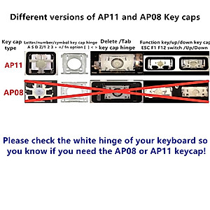 Replacement AP11 Versions US Keyboard Keycaps Keys,Full Set of US Replacement Keycaps QWERTY for MacBook Pro 13" / 15" A1425 A1502 A1398 2012-2015 Year for MacBook Air 13" A1369/A1466 2011-2017 Year