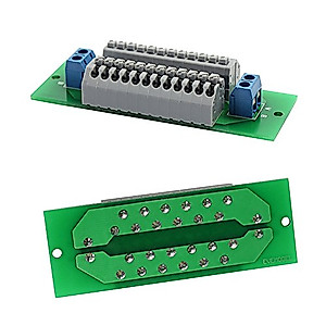PCB008 1X 12 Position Prewired Power Distribution Board Block 2 Inputs 2 x 13 Outputs for DC AC Voltage New